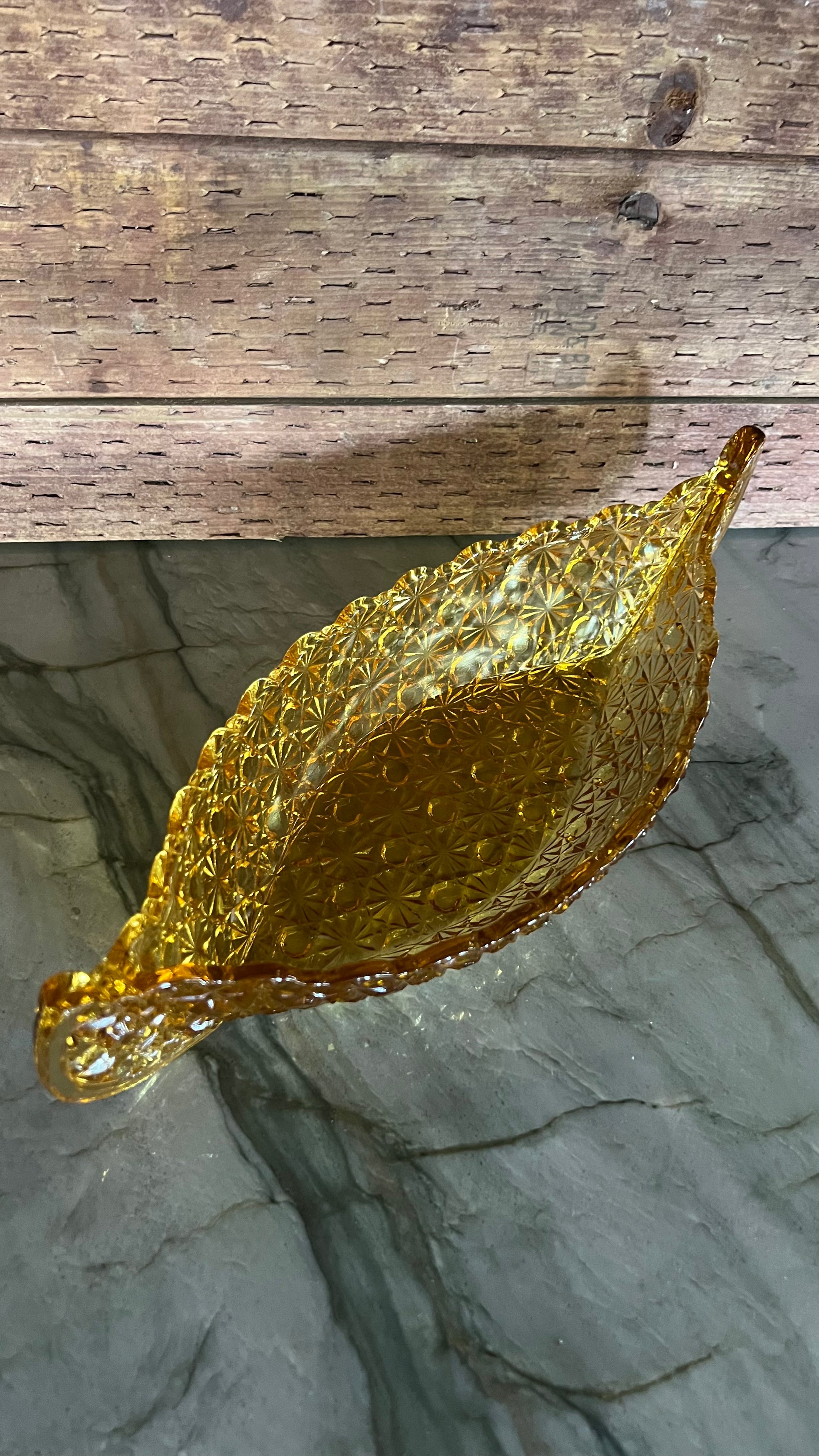 Fenton Glass Canoe Dish Pipers Pickins
